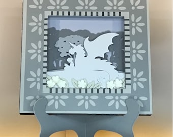 Reading Shadow Box - Etsy