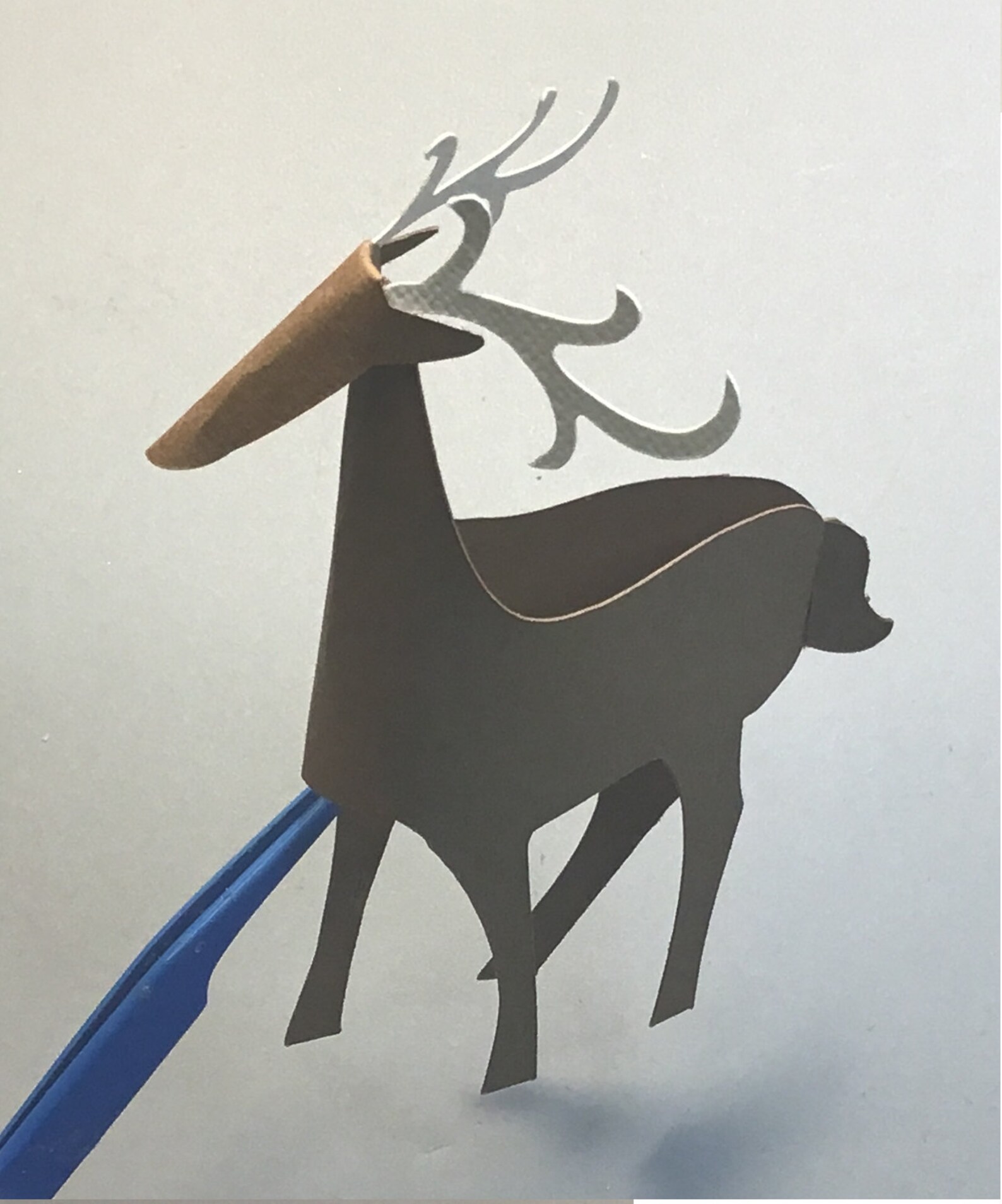 Round Reindeer Decoration SVG - Etsy