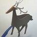Round Reindeer Decoration SVG - Etsy