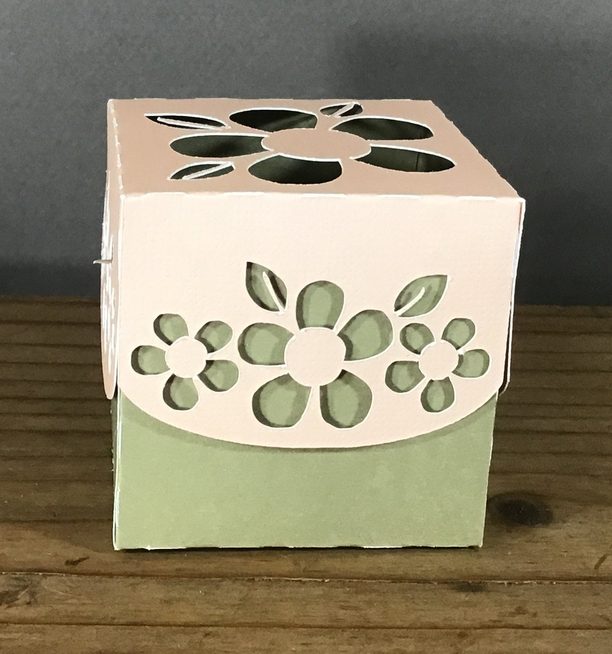 Flower Boxes With Lids SVG - Etsy