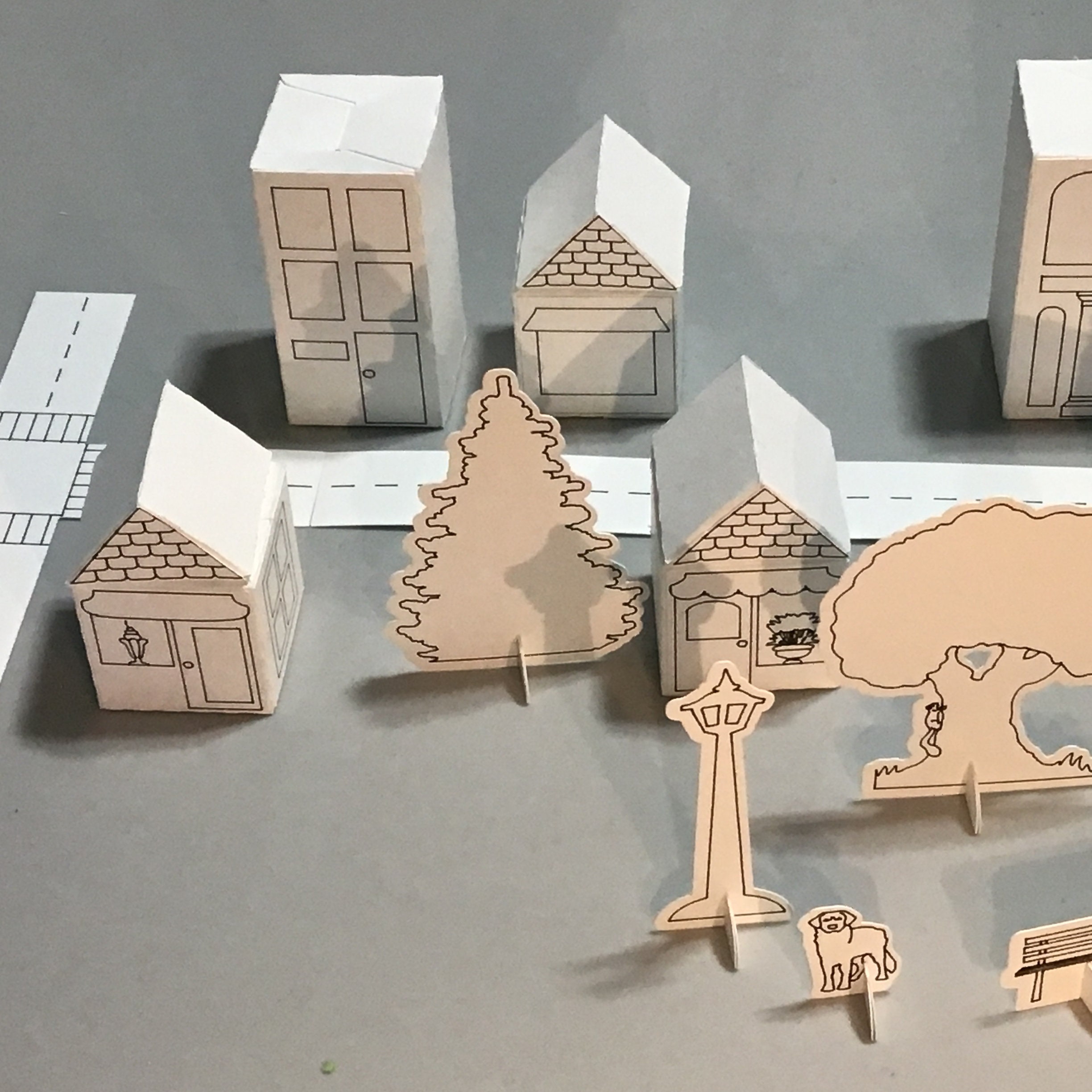 Block Town City Buildings and Decorations SVG - Etsy