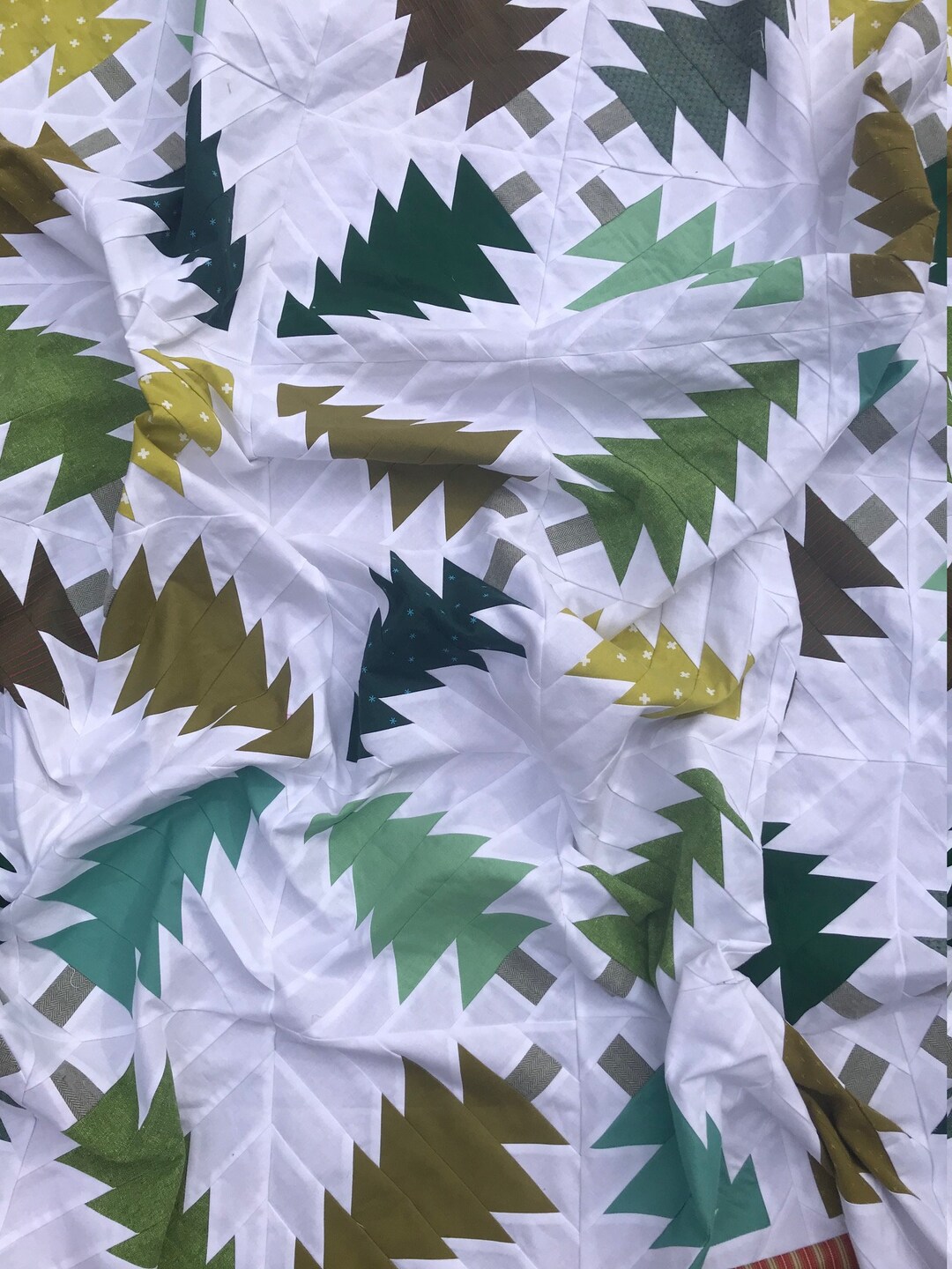 Evergreen Quilt Pattern Pdf/christmas Tree Quilt Christmas Quilt ...