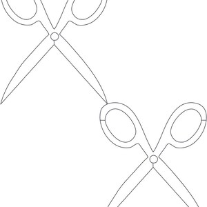 Scissor Diamond Digital Pantograph for Longarm Edge to Edge Quilting - Etsy
