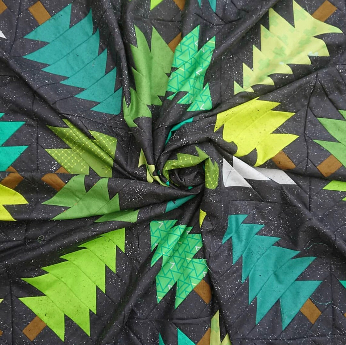 Evergreen Quilt Pattern Pdf/christmas Tree Quilt Christmas - Etsy