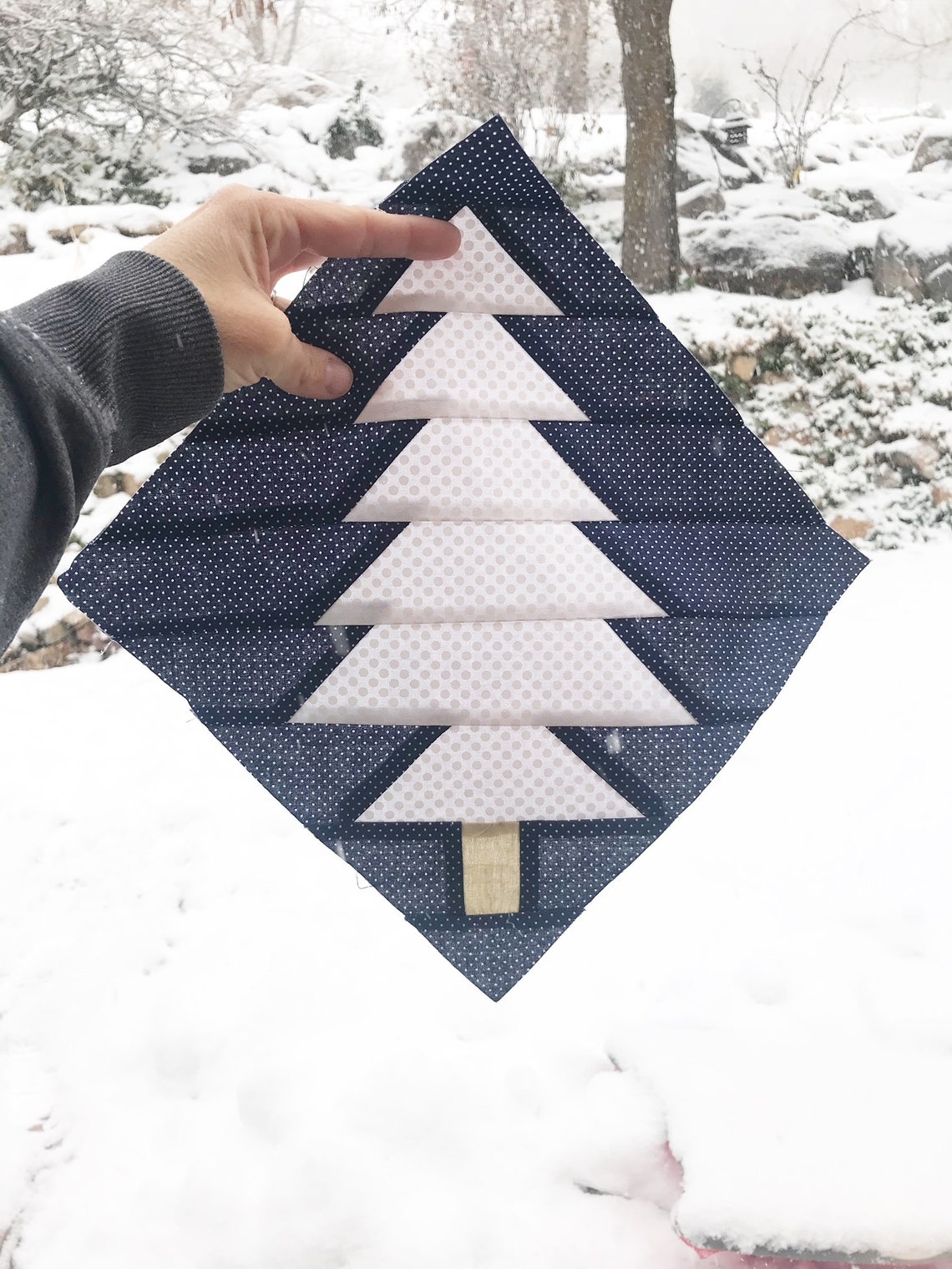 Evergreen Quilt Pattern Pdf/christmas Tree Quilt Christmas - Etsy