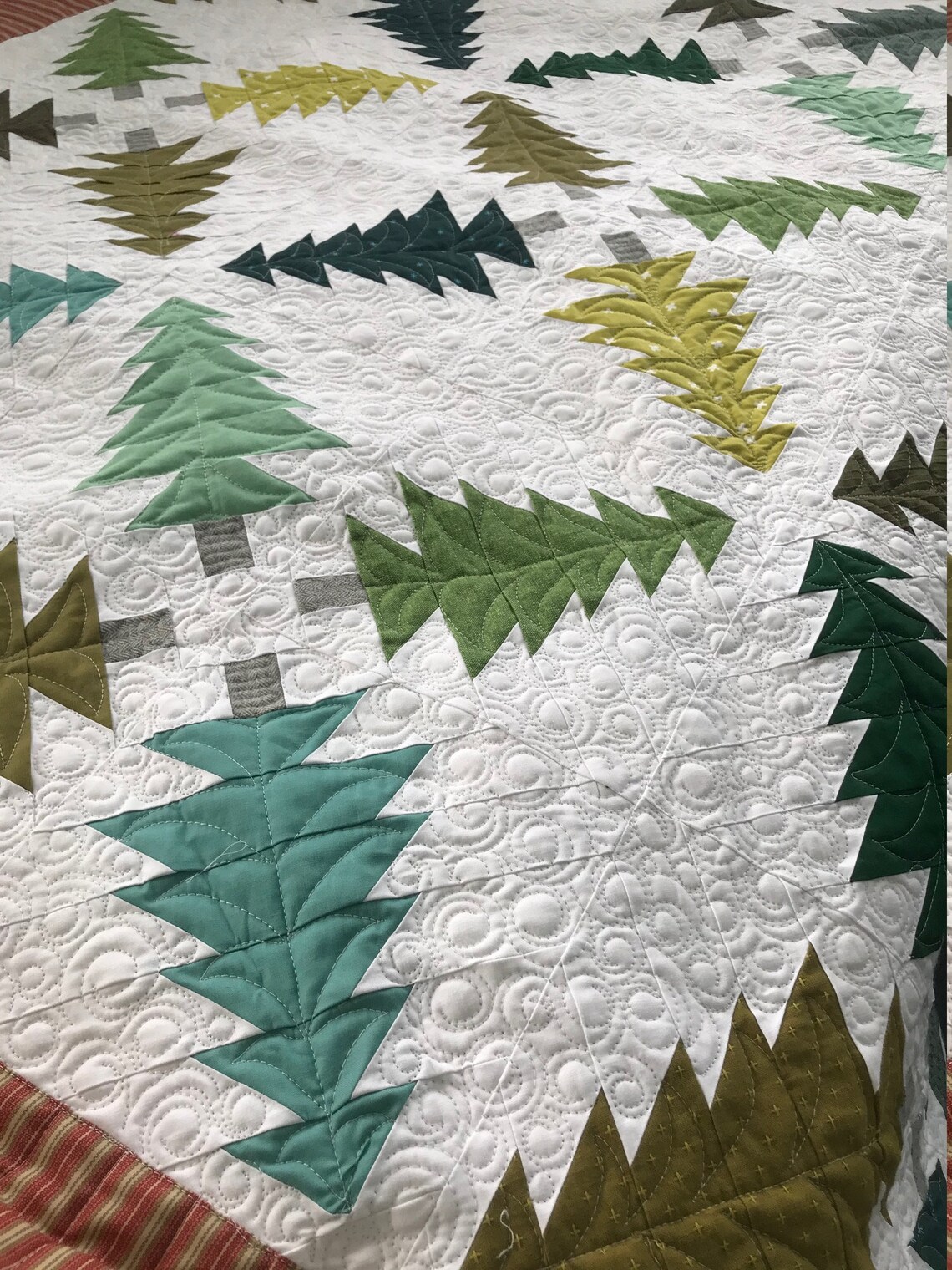 Evergreen Quilt Pattern Pdf/christmas Tree Quilt Christmas - Etsy
