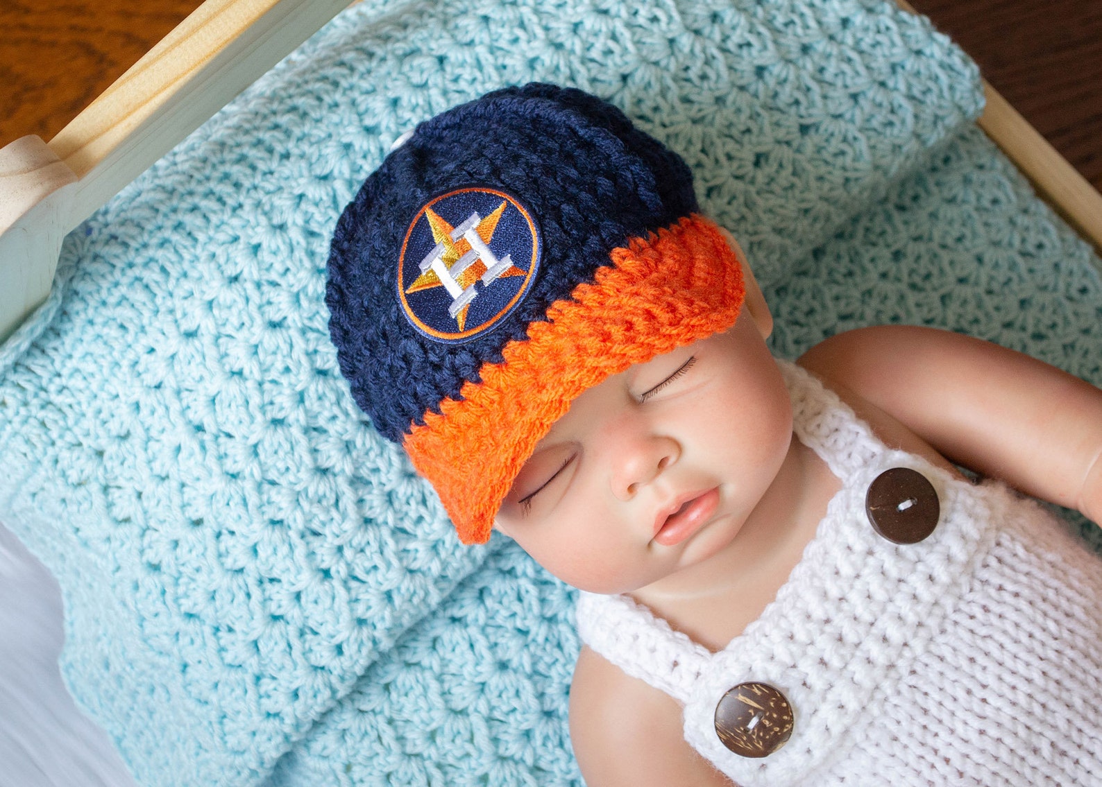 Baby Boy Hat Newborn Hat Infant Hats Newborn Houston Astros Baseball ...