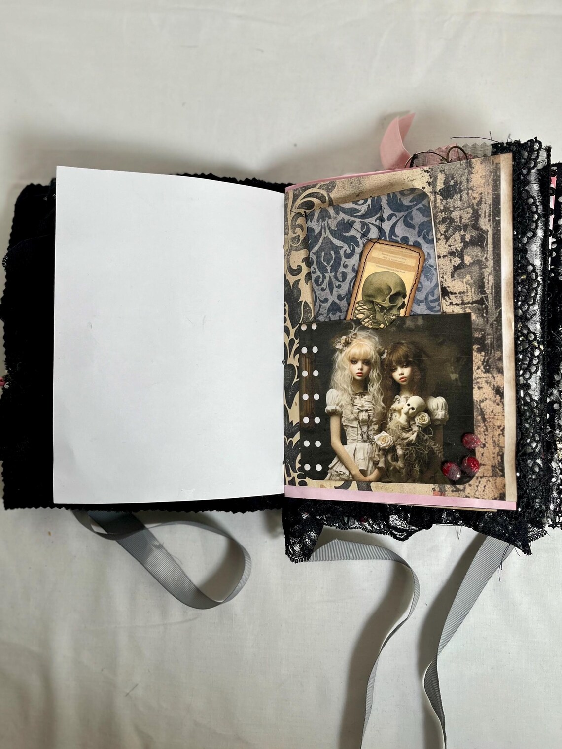 Skulls Handmade Junk Journal - Etsy