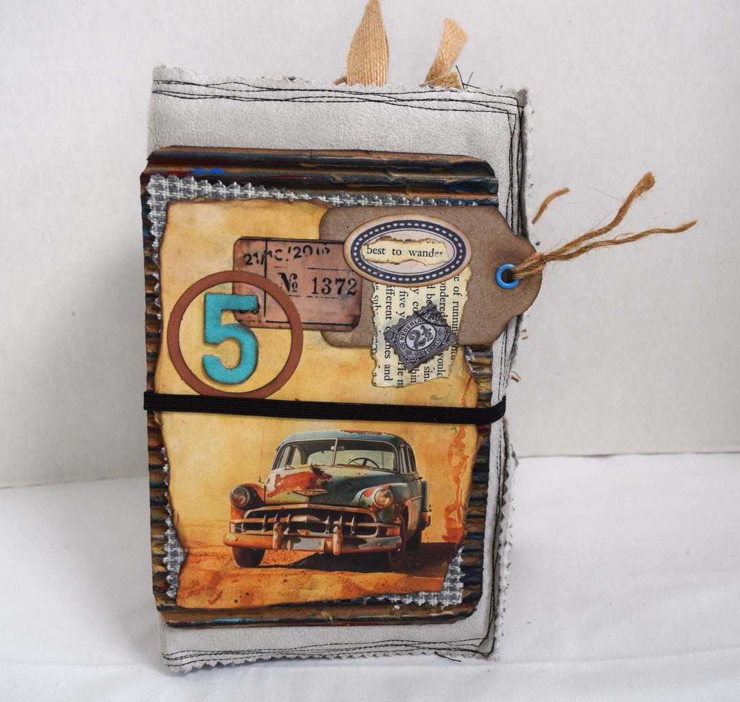 Handmade manly Things Junk Journal - Etsy