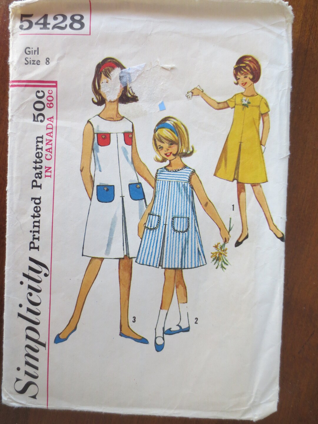 One Piece Dress GIRLS and Chubbies Size 8 Vintage 19602 Variations ...