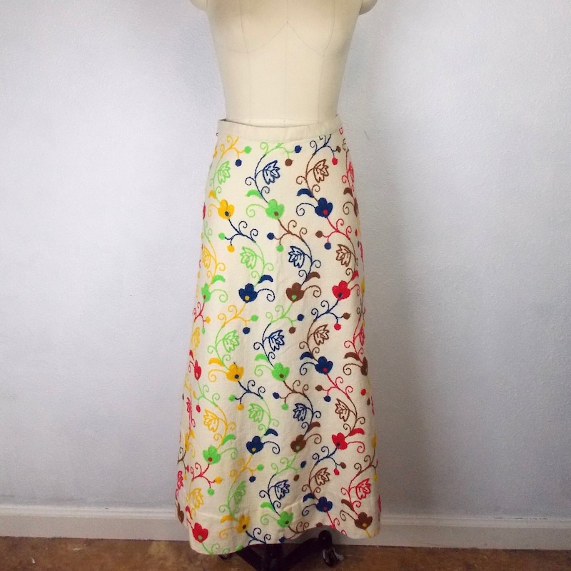 Embroidered Long Skirts - Etsy