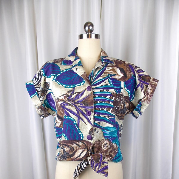 Vintage Midriff Top - Etsy