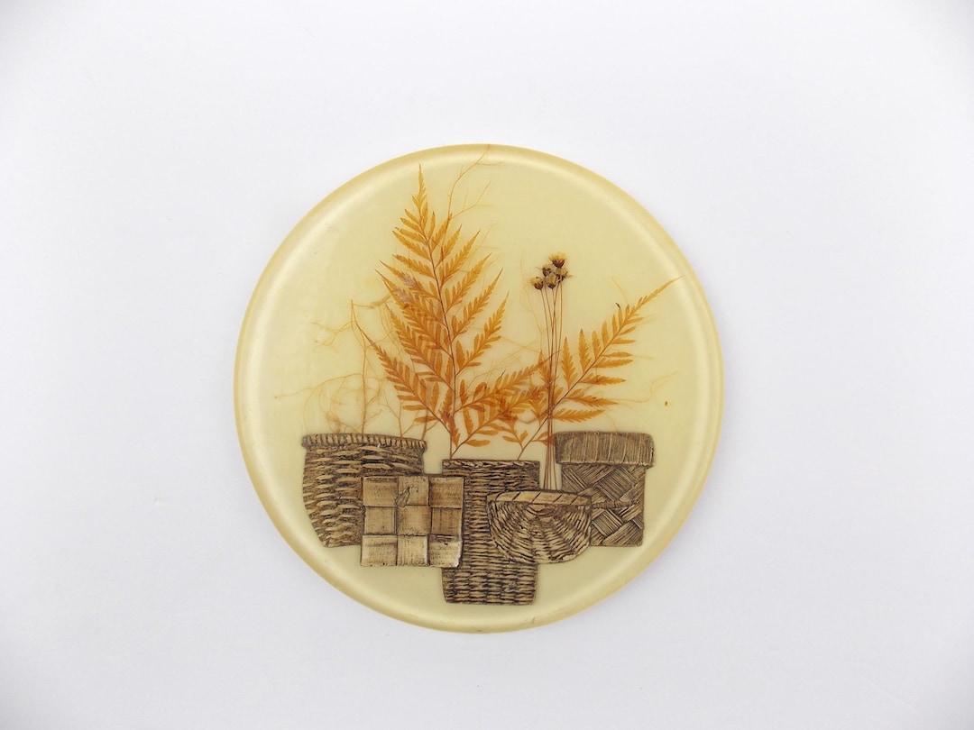 Vintage Acrylic Trivet 1970's Kitchen Decor - Etsy