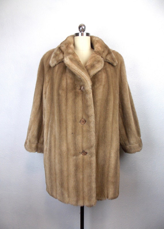 Vintage 60s faux mink - Gem