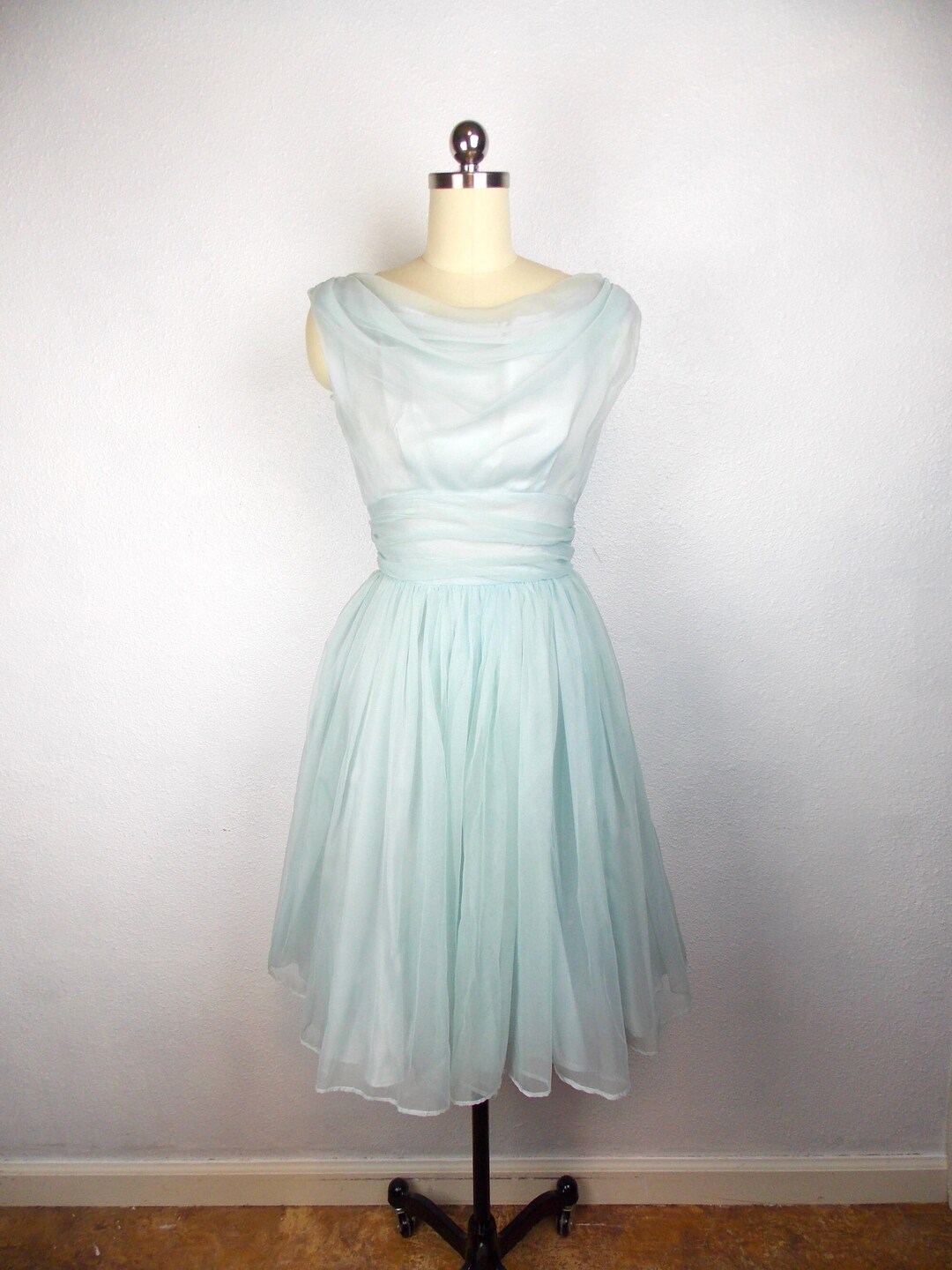 1960's Lorrie Deb Light Blue Formal Dress - Etsy