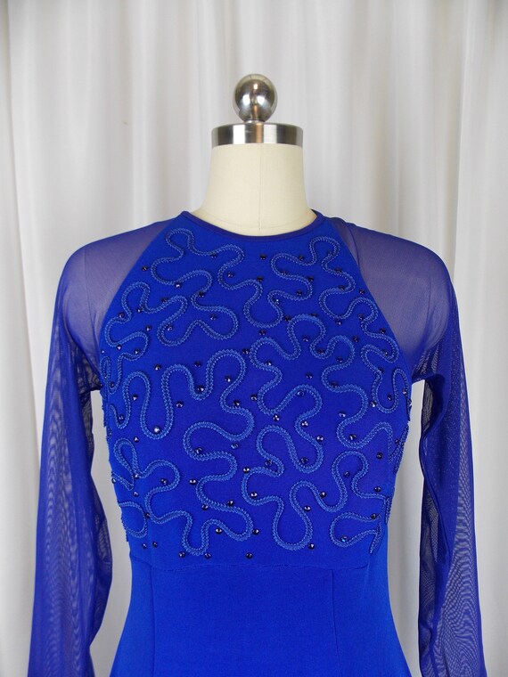 1990's Body Con Dress Cobalt Blue J Harris - Gem