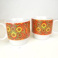 Vintage 70's Mugs - Etsy