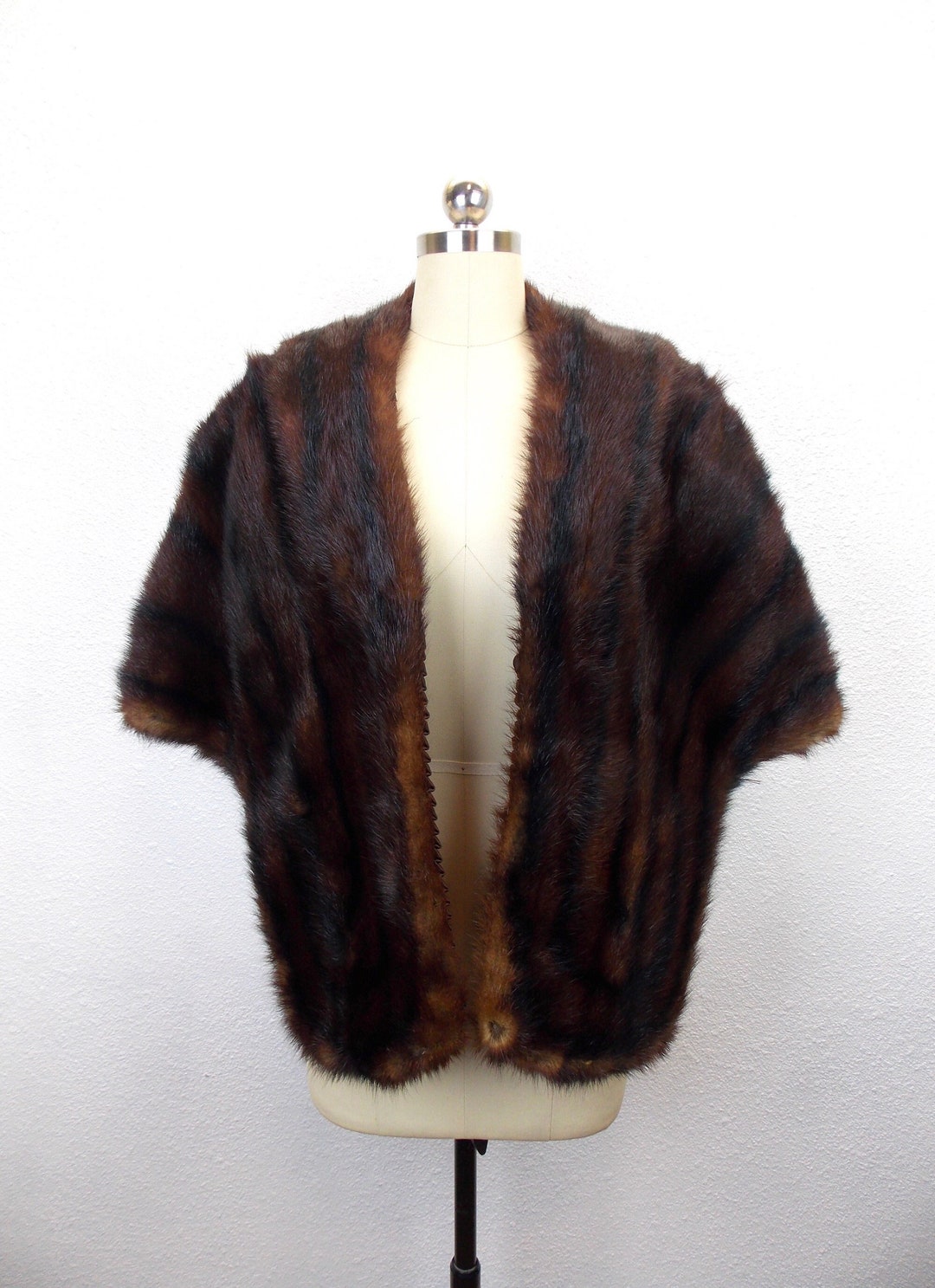 Vintage Long Hair Beaver Fur Stole Wrap Formalwear - Etsy