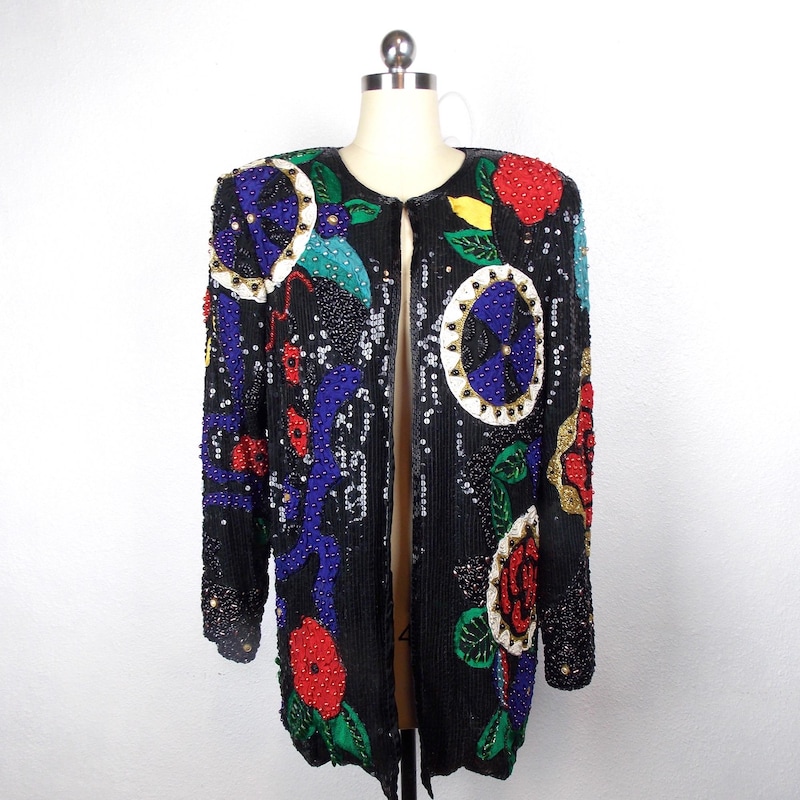 Judith Ann Beaded Jacket - Etsy