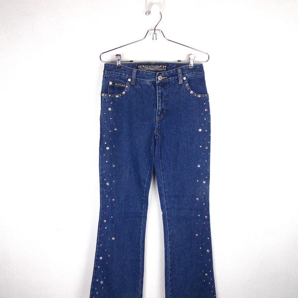 Studded Jeans - Etsy
