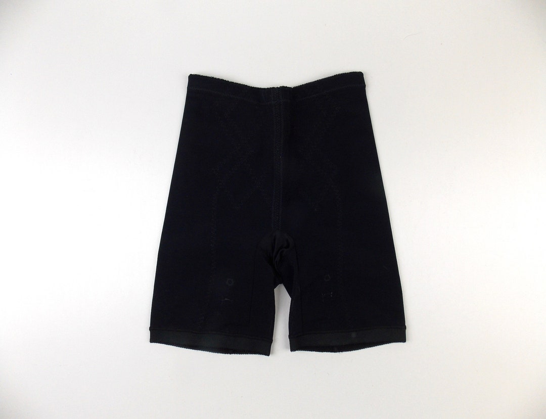 Vintage Black Girdle Shapewear Thigh Length Medium - Etsy