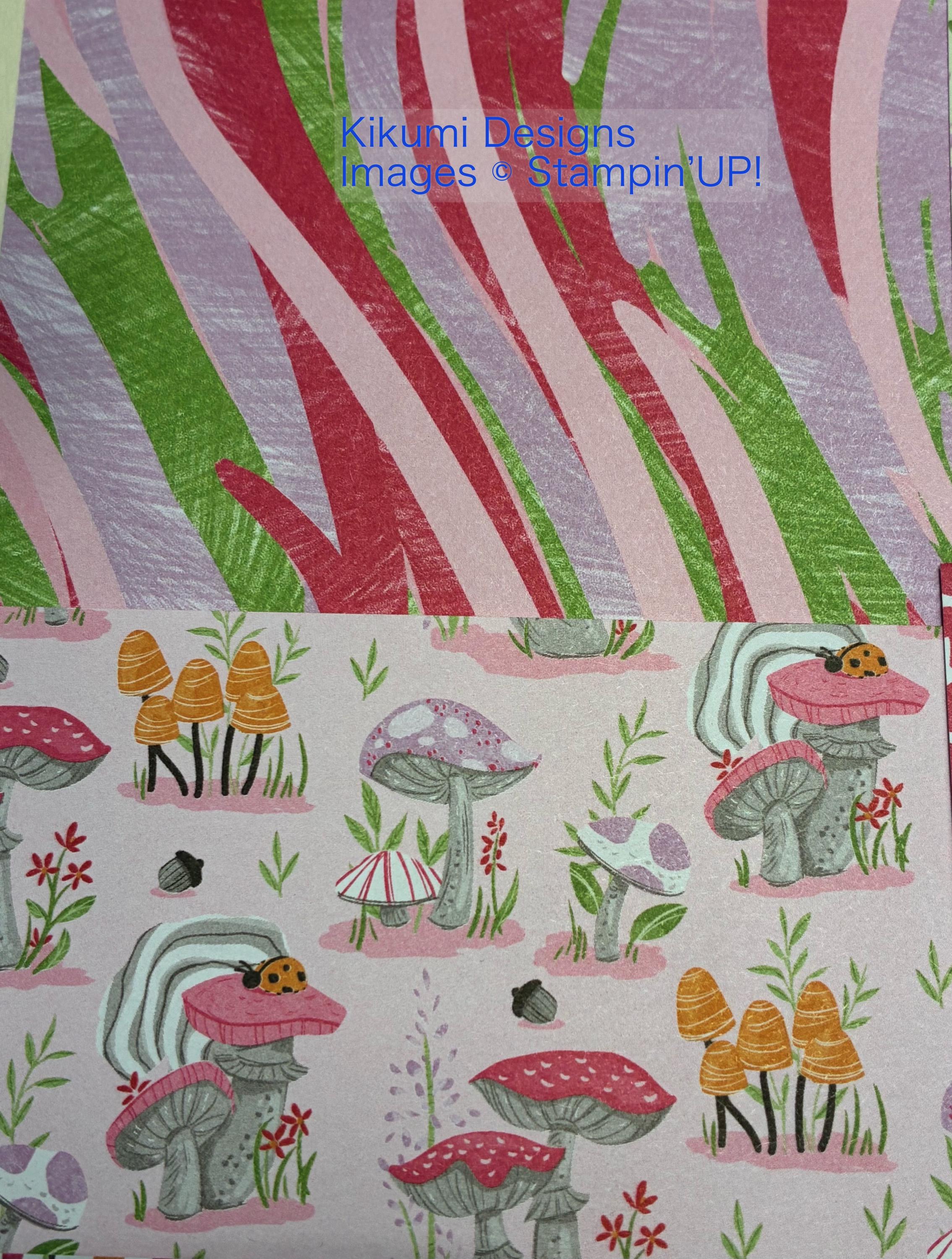 Toadstool Gardens DSP Sampler: DIY Card Making Kit (6x6") Stampin'up ...