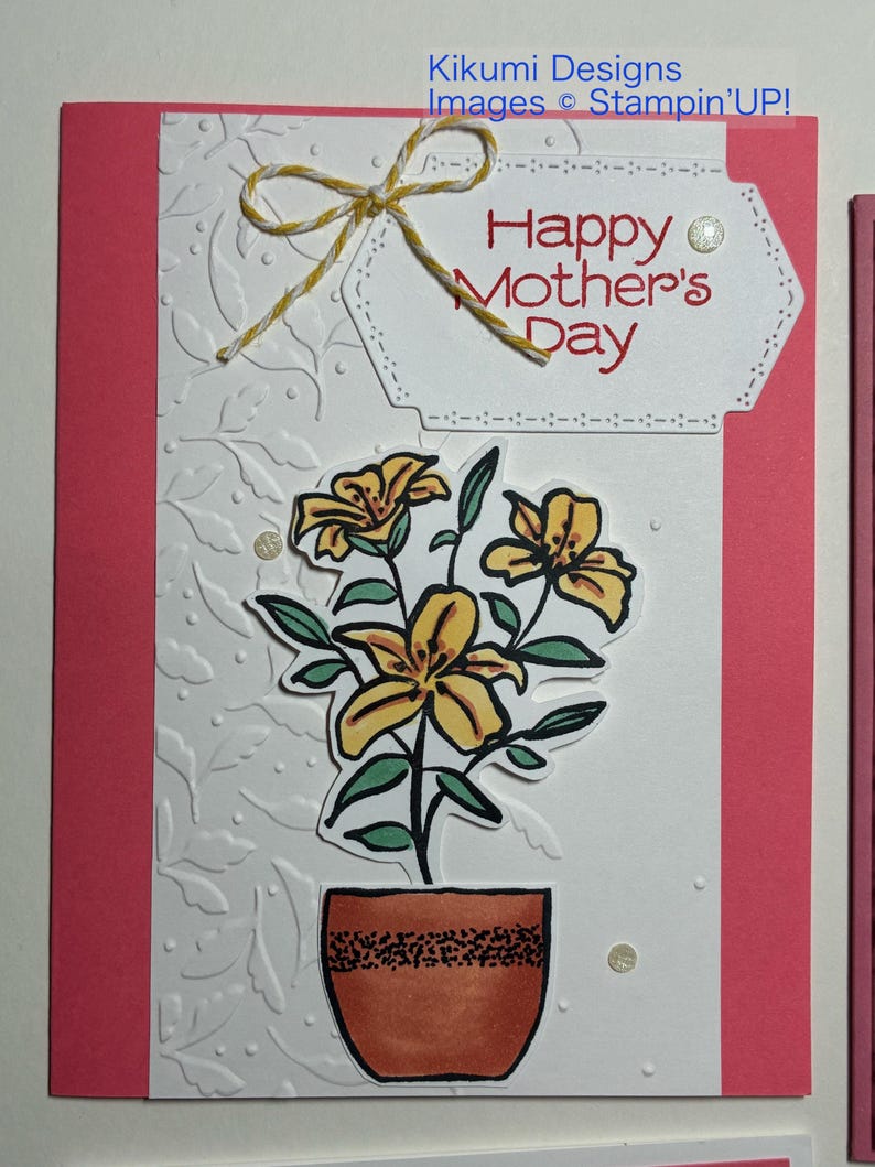 Mother’s Day Cards - Floral Handmade Stamped Stampin'up! - Etsy