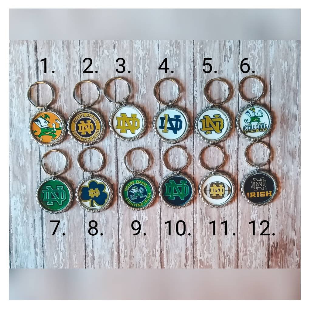 Notre Dame Bottlecap Keychains - Etsy UK