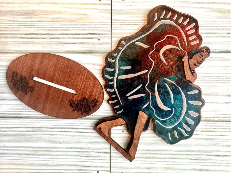 Bomba Dancer Wood Engraved Shelf Sitter Puerto Rico Art - Etsy