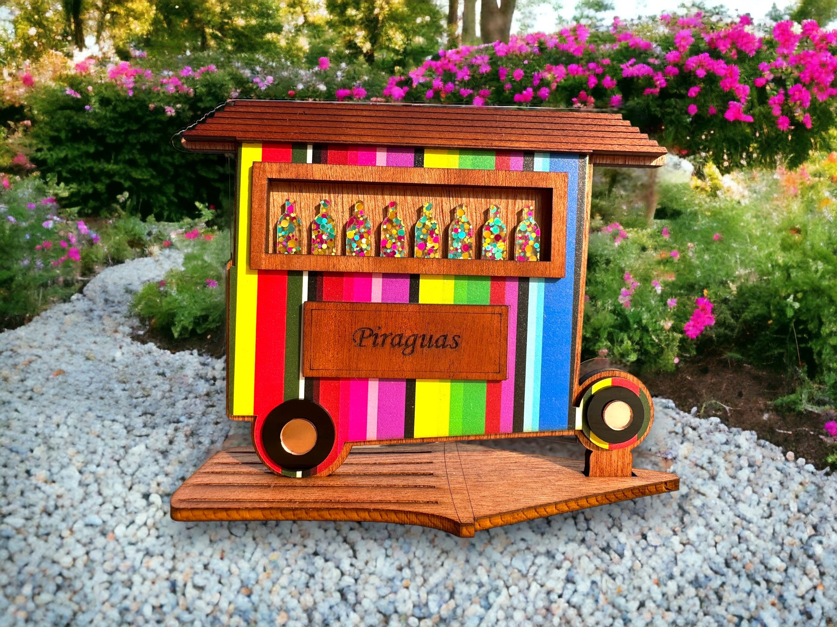 Piragua Cart: Puerto Rican Shaved Ice Stand, Boricua Artesanía Decor - Etsy