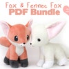 Plush Sewing Pattern PDF Cat Stuffed Animal Kawaii Furry Anthro Laying ...