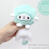 Plush Sewing Pattern PDF Furry Anthro Floppy 20in Plushie DIY Ebook ...