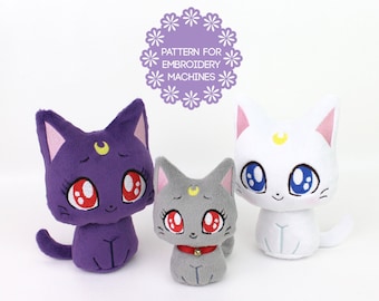 Plush Sewing Pattern PDF Cat Stuffed Animal Easy Beginner - Etsy Israel