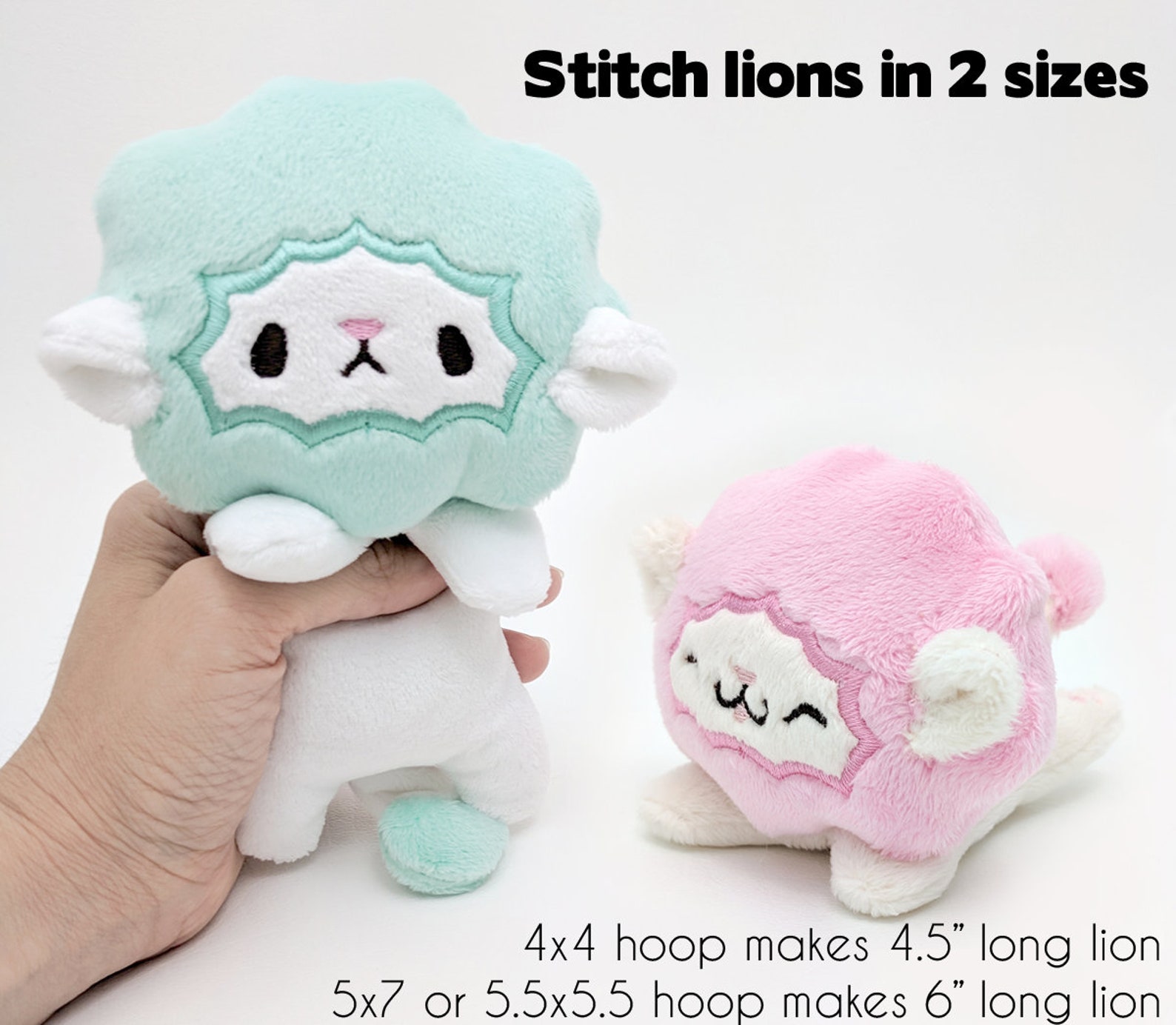 Sewing AND ITH in the Hoop Plush Pattern Lion Embroidery - Etsy