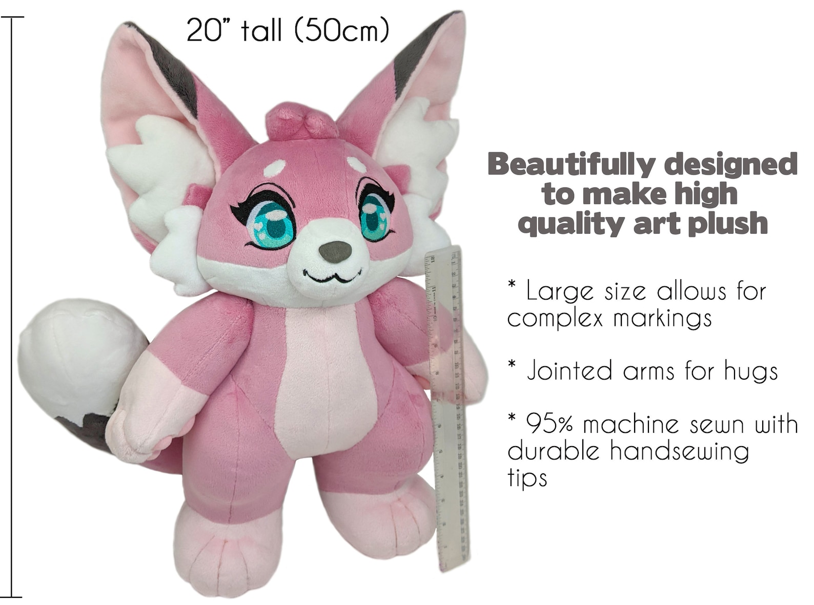 Plush Sewing Pattern PDF Furry Anthro Standing Plushie DIY Ebook Bundle ...