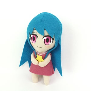 Plush Sewing Pattern PDF Chibi Human Plushie With Printable Eyes ...