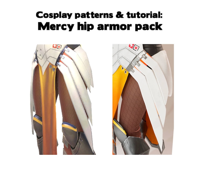 Printable Cosplay Armor Pattern Hip Wings Shells Connectors - Etsy