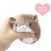 Plush Sewing Pattern PDF Furry Anthro Stuffed Animal - Manokit Plushie ...