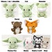 Plush Sewing Pattern PDF Bundle - Chibi Pokedoll Kawaii Plushie - Furry ...