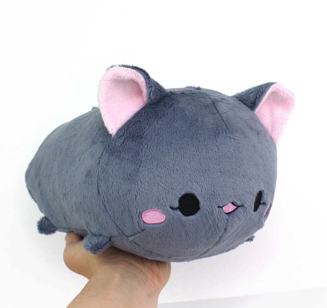 Plush Sewing Pattern PDF Cat Roll Plush Kawaii Stacking Loaf | Etsy
