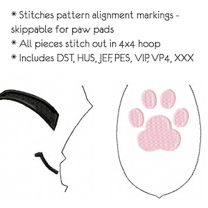 Furry Plush Machine Embroidery Design - 11 Inch Manokit Sitting 4x4 - Etsy