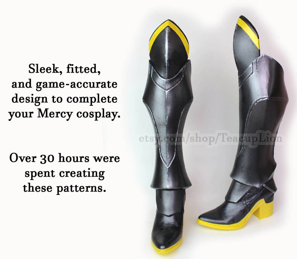 Printable Greaves Cosplay Boot Shoes Armor Pattern and - Etsy