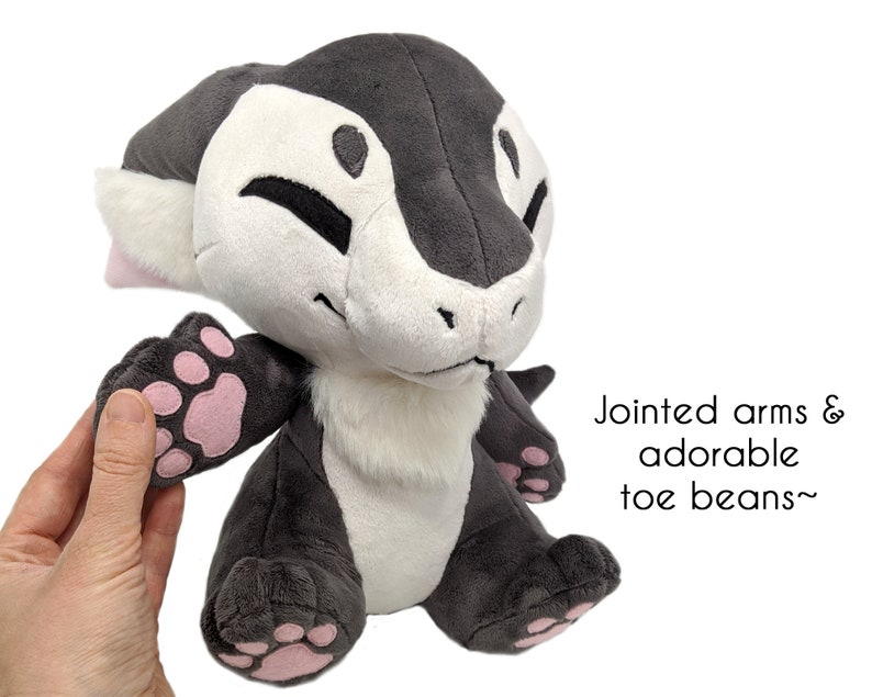 Plush Sewing Pattern PDF Furry Anthro Stuffed Animal Manokit - Etsy