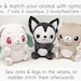 Plush Sewing Pattern PDF Bundle - Chibi Pokedoll Kawaii Plushie - Furry ...