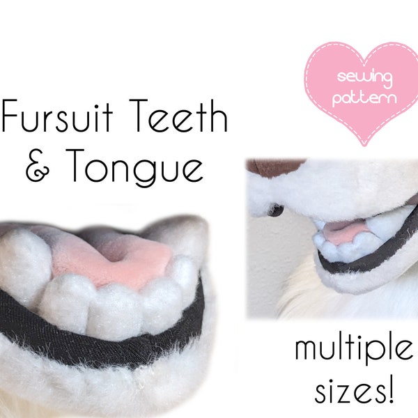 Fursuit Teeth Sewing Pattern - Etsy