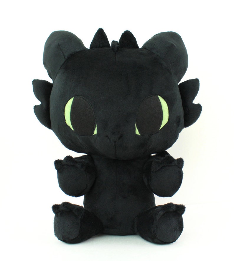 Plush Sewing Pattern PDF Toothless Baby Dragon Stuffed Animal | Etsy Canada