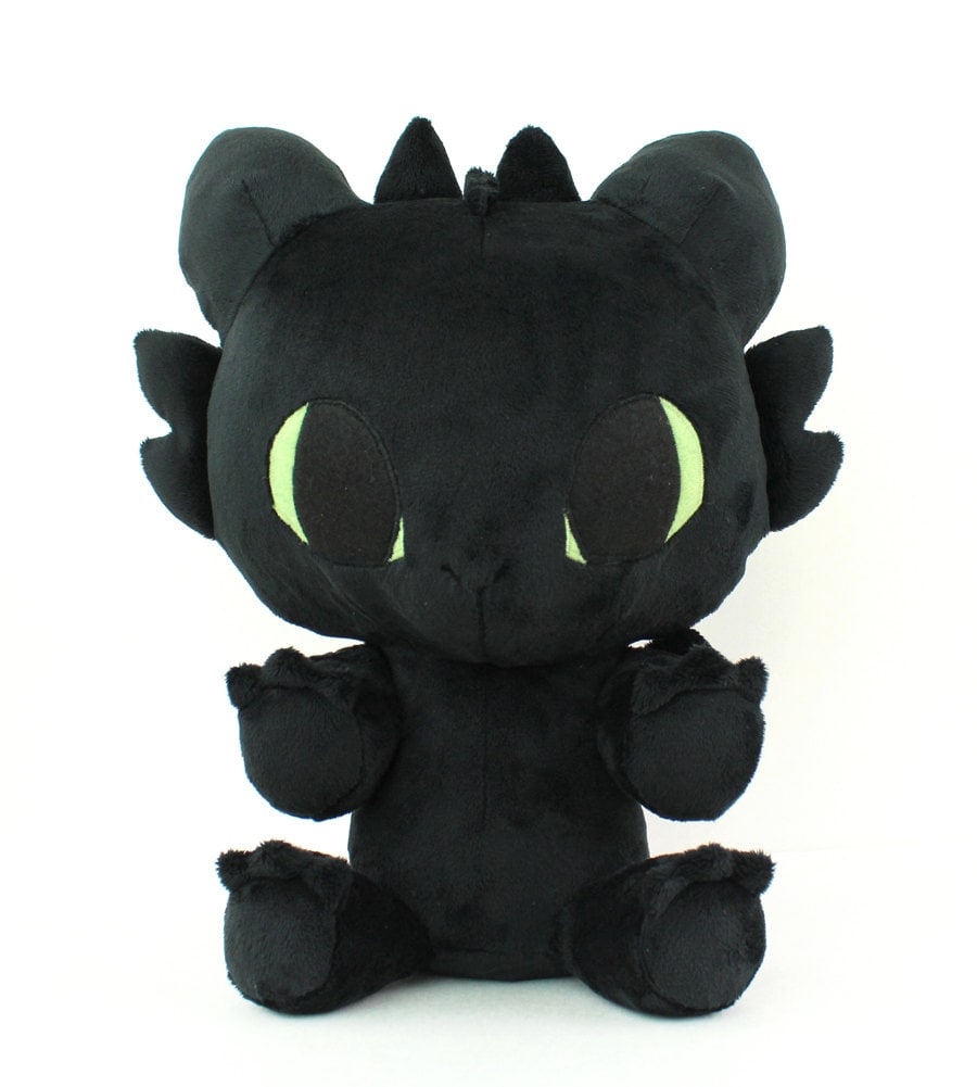 Plush Sewing Pattern PDF Toothless Baby Dragon Stuffed Animal | Etsy Canada