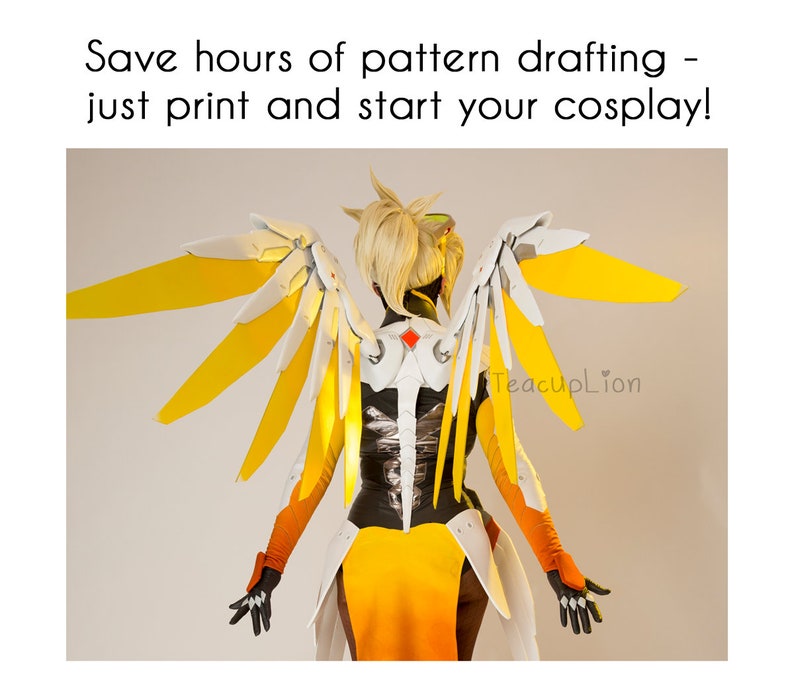 Printable Cosplay Armor Pattern Shoulder Collar and Back - Etsy