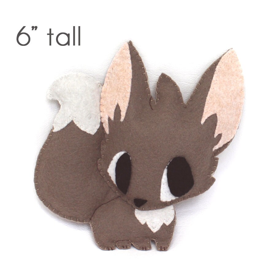 Plush Sewing Pattern Fennec Fox Furry Couple Stuffed Animal - Etsy