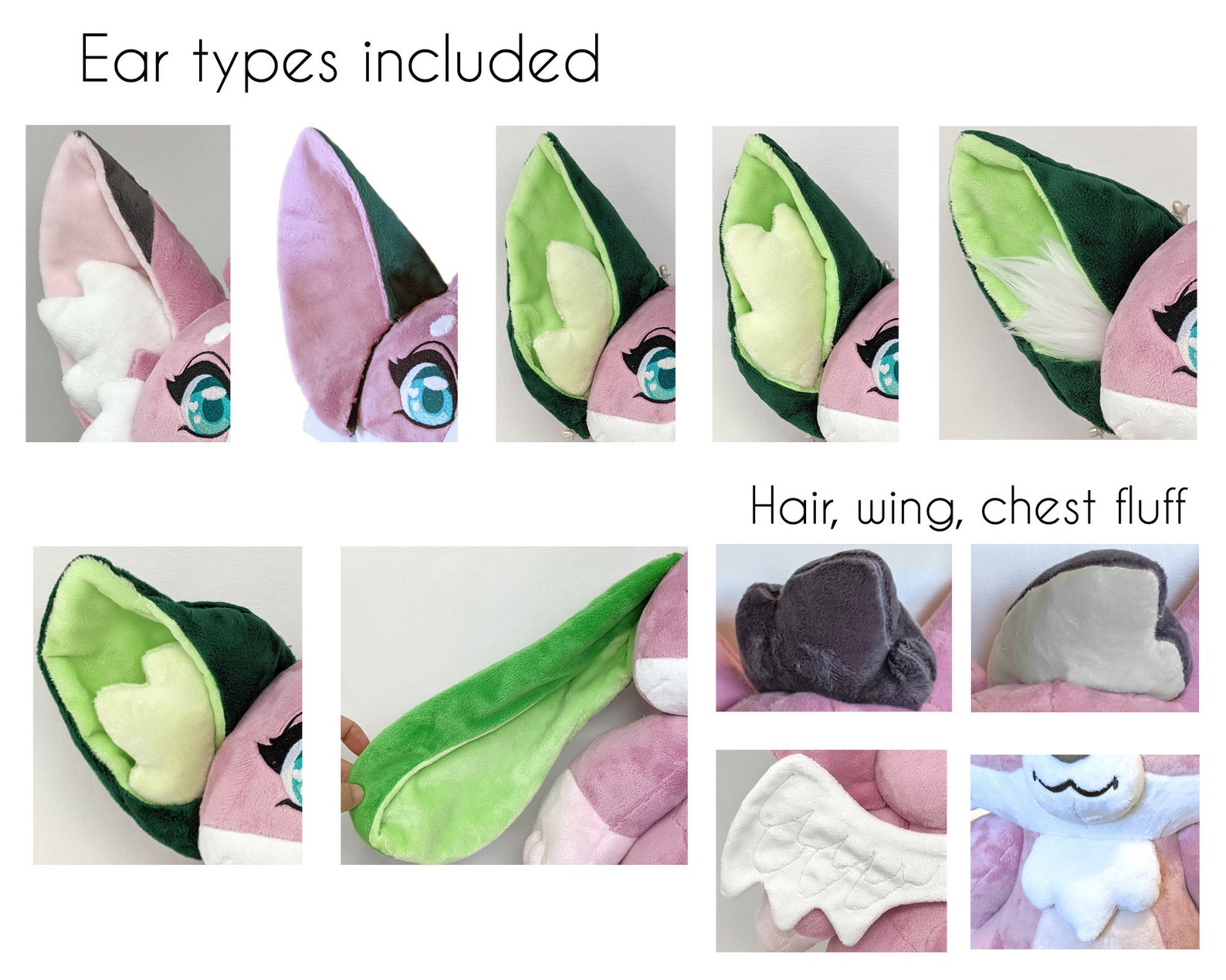 Plush Sewing Pattern PDF Furry Anthro Standing Plushie DIY Ebook Bundle ...